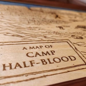 3D Map of Camp Half-blood From Percy Jackson - Etsy