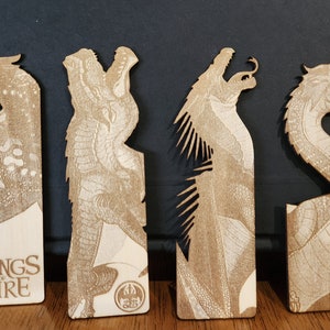 Wings of Fire Bookmarks Wooden - Etsy