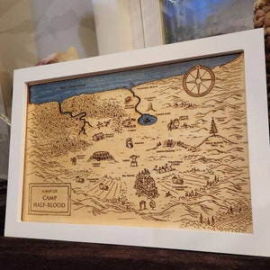 3D Map of Camp Half-blood From Percy Jackson - Etsy