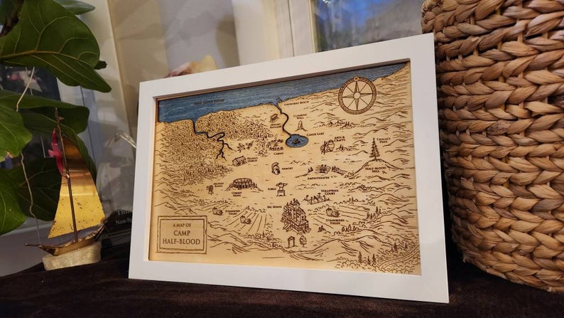 3D Map of Camp Half-blood From Percy Jackson - Etsy