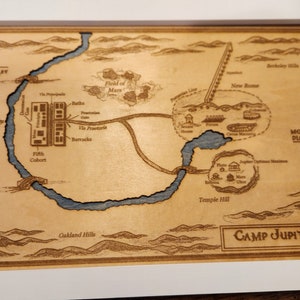 3D Map of Camp Jupiter From Percy Jackson - Etsy