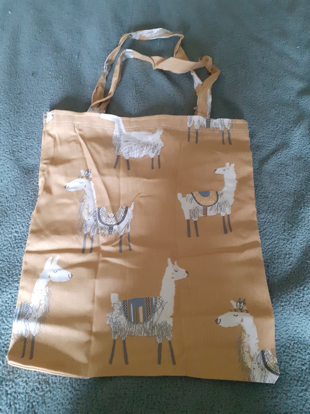 Roll up Tote Shopper Bag Llama - Etsy