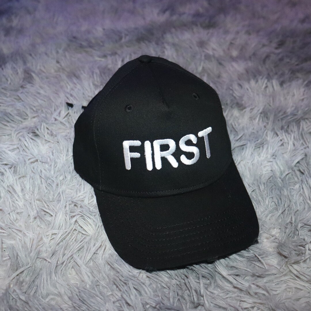 FIRST NO.1 Number One CAP Black Baseball Hat Designer / New Era ...