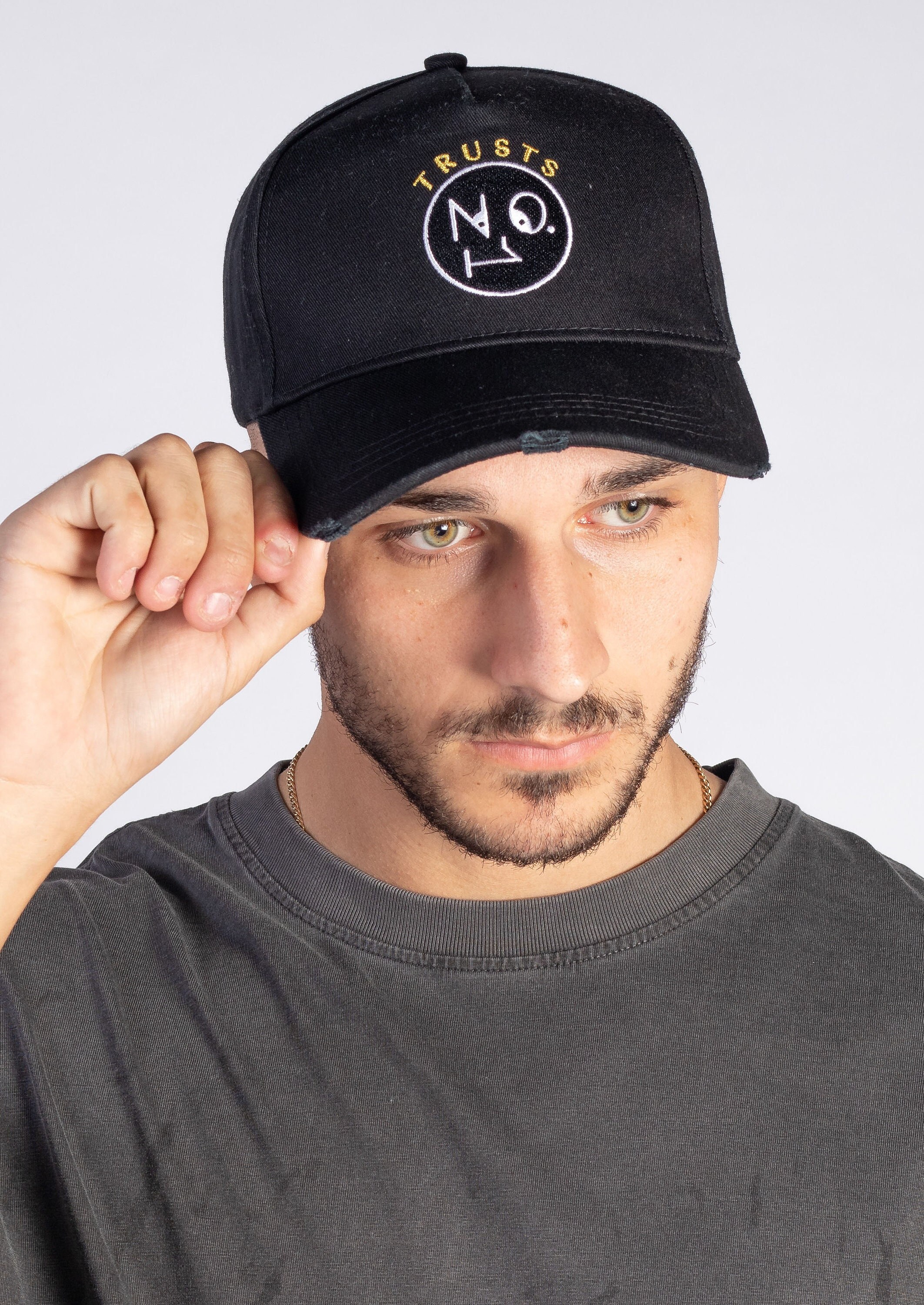 Trust No 1 No One No.1 New Era Distressed Quality Dsquared Trapstar ...