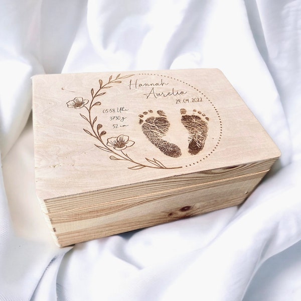 Memory Box Baby Child Personalized - Etsy