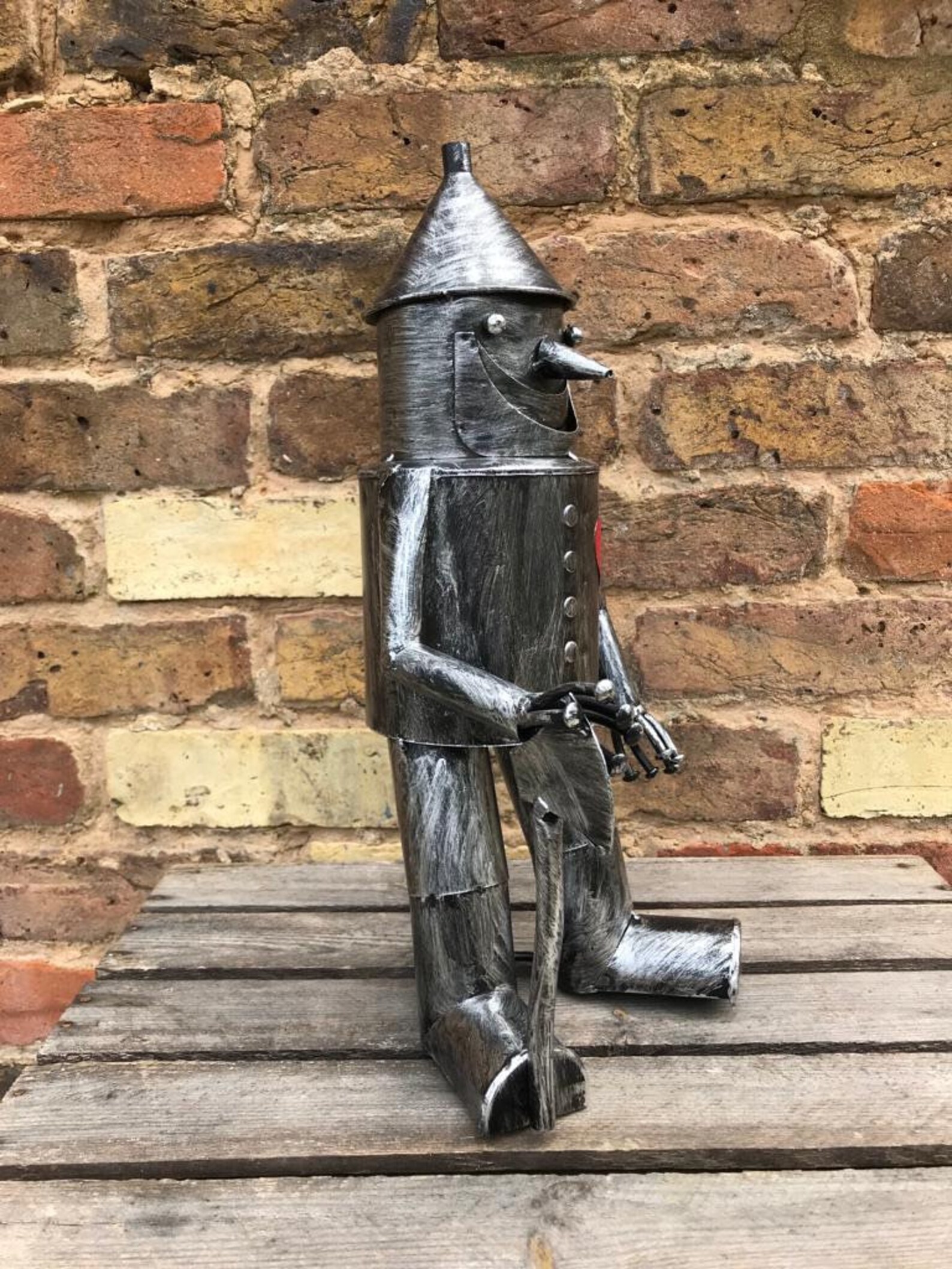 Tin Man Birthday Gifts Garden Decor Patio Lawn Ornament Gardener ...