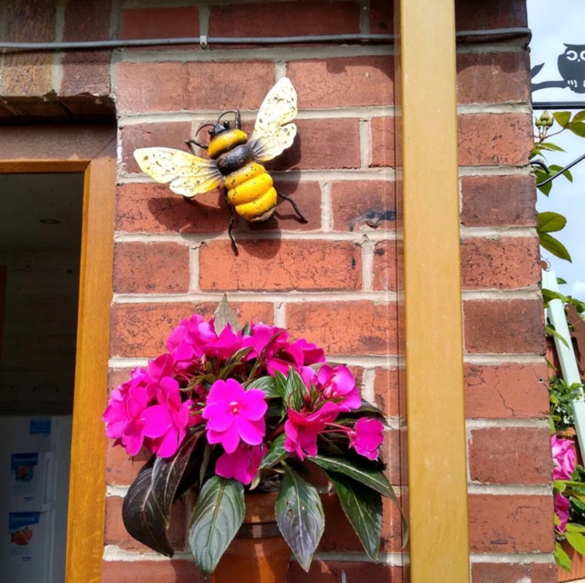 Bumble Bee Ornament / 1 Bug Wall Art Garden Decor Birthday Gifts ...