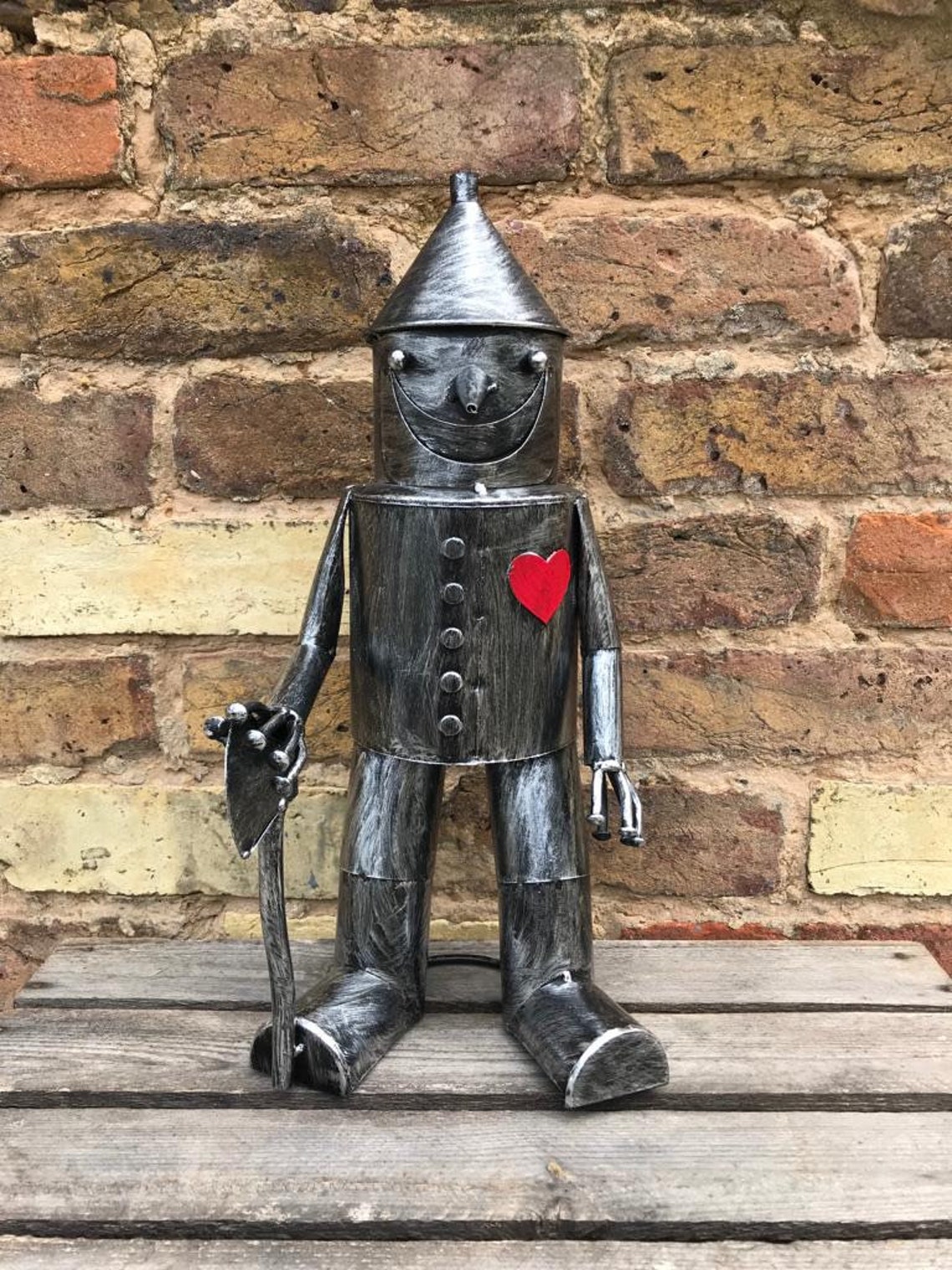 Tin Man Birthday Gifts Garden Decor Patio Lawn Ornament Gardener ...