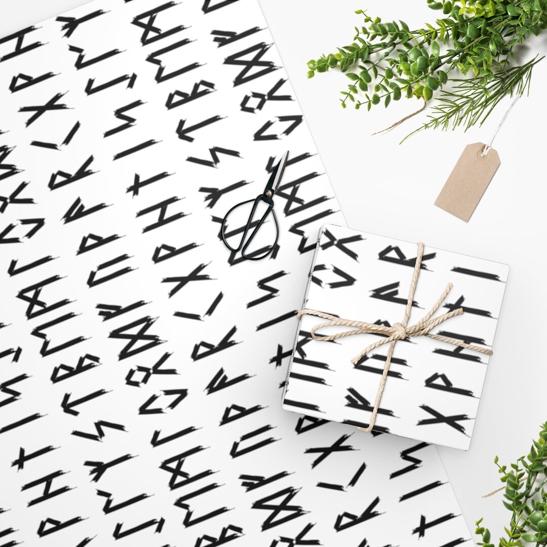 Rune Wrapping Paper - Etsy