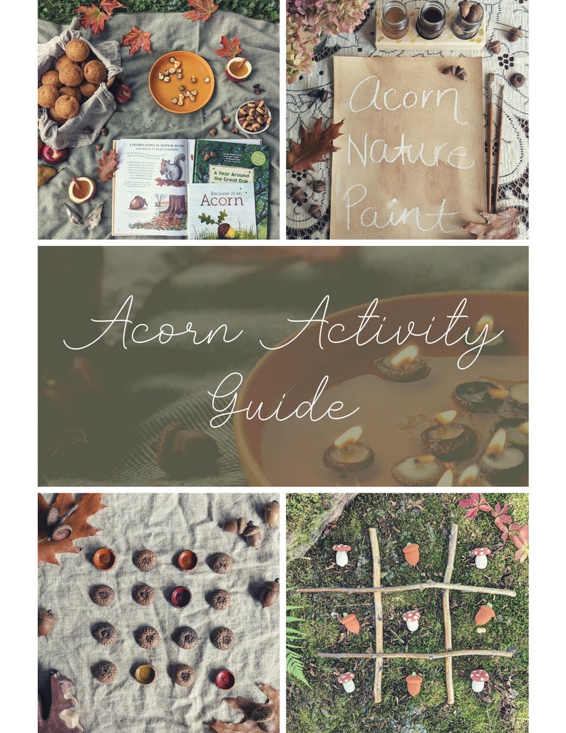 Acorn Activity Guide | Printable PDF | Instant Download | Nature Crafts ...