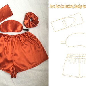 Shorts Sewing Pattern, Pajamas Set Pattern, Digital PDF Sewing Pattern ...