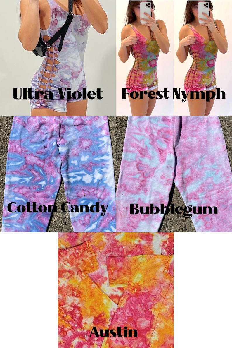Braided Tie Dye Romper / Playsuit Festival/rave Outfit / - Etsy