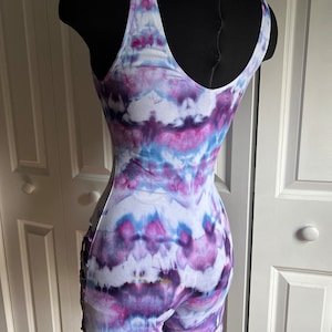 Gemstone Braided Tie Dye Romper (hoodie Not Included) / Festival Outfit ...
