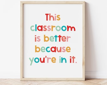 Classroom Wall Art - Etsy