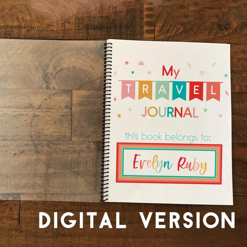 Kid Travel Journal - Etsy