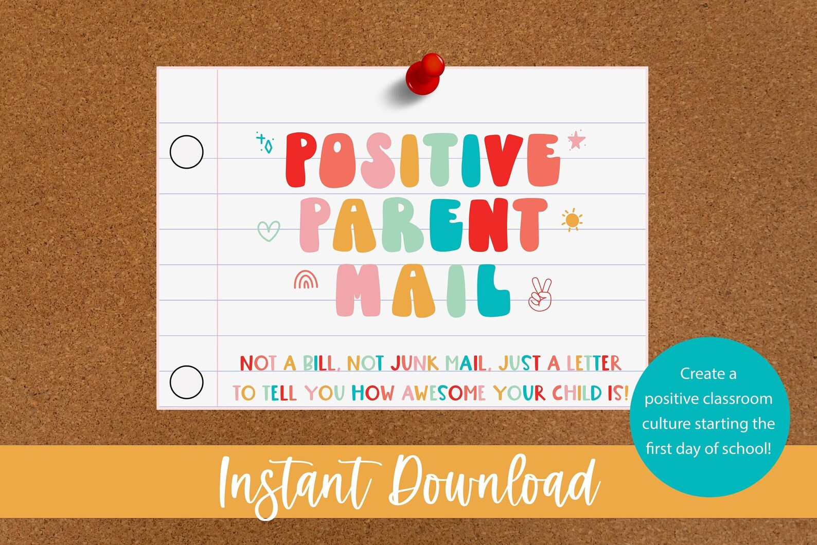 Positive Parent Mail: Teacher Notes for Student Encouragement (PDF) - Etsy