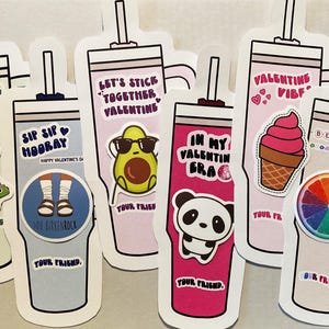 Printable Stanley Tumbler Sticker Valentines Fun Puns and Stickers ...