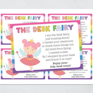 Desk Fairy Note · Teacher Mail · Positive Classroom Culture · Happy ...