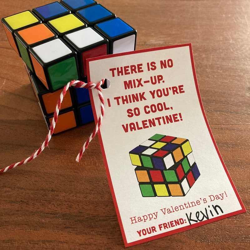 Rubiks Cube Valentine - Etsy