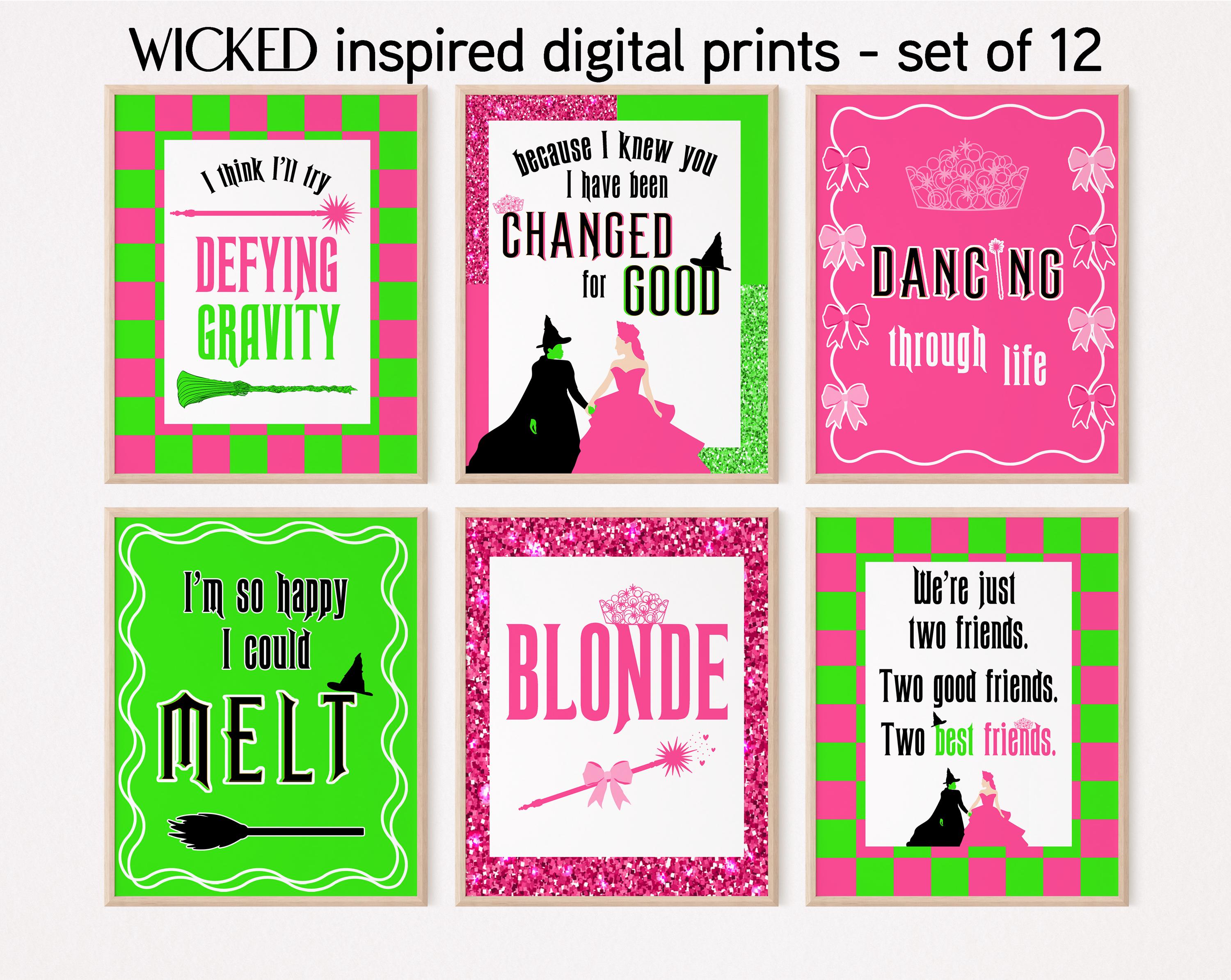 Wicked Musical Prints: Emerald City Wall Art (digital Download Set of ...