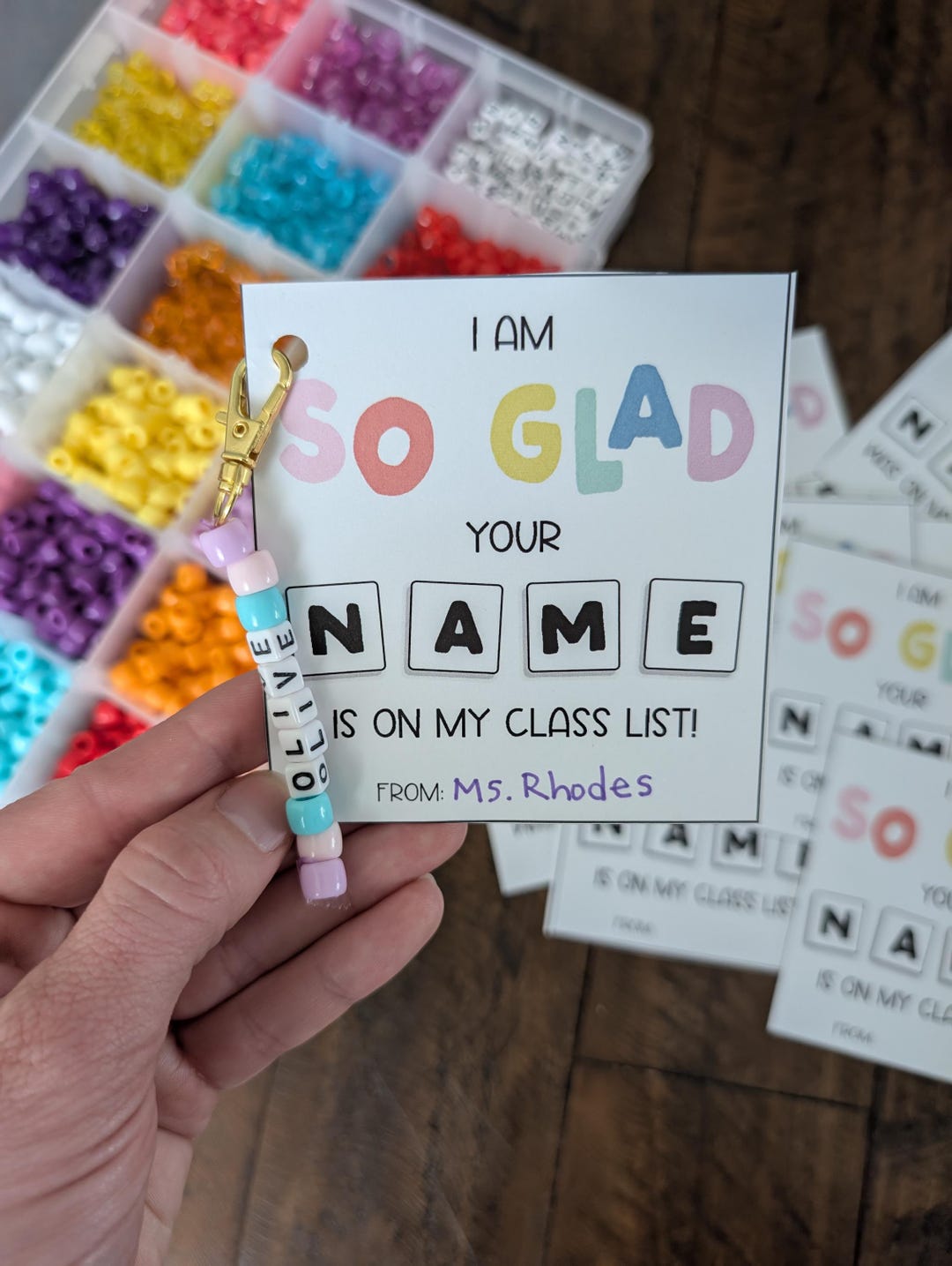 Student Gift Tags · I Am so Glad Your Name is on My Class List · First ...