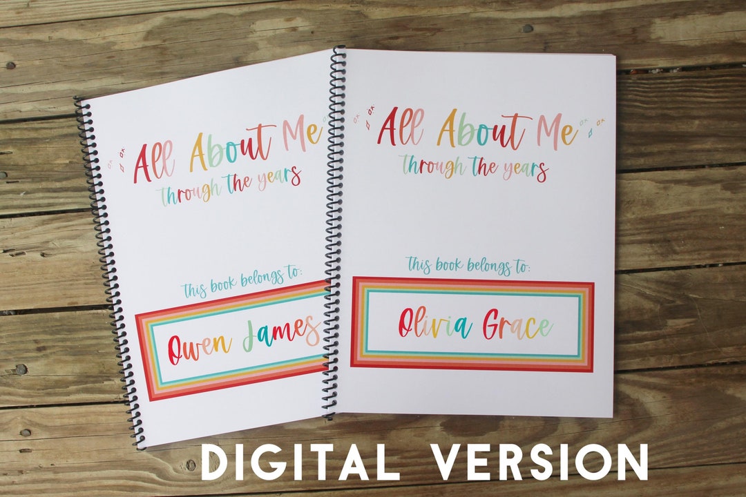 Back to School Memory Book Printable · First Day of School Journal Prek ...