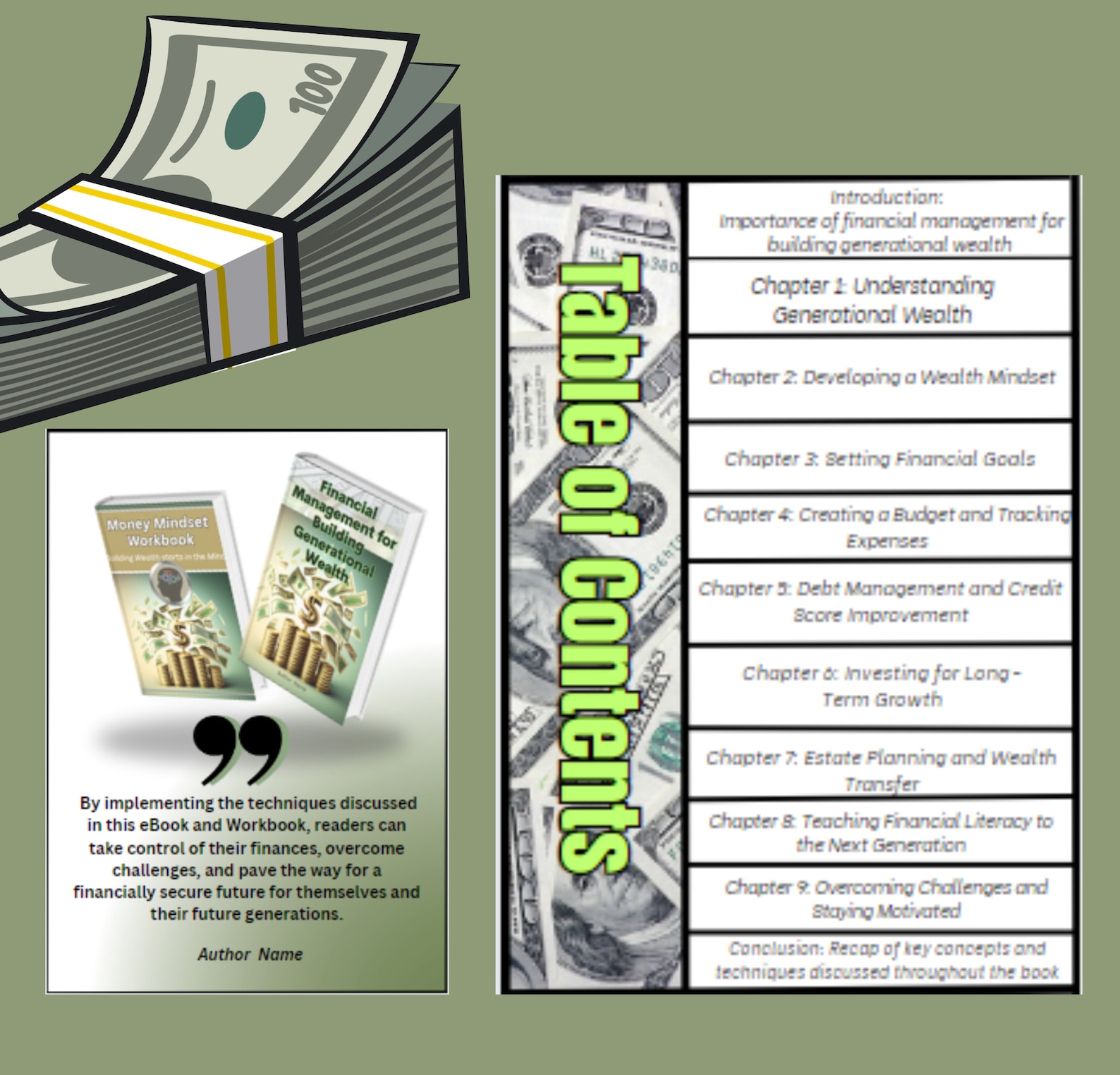 Financial Management for Building Generational Wealth Ebook and Money Mindset Workbook Digital ...