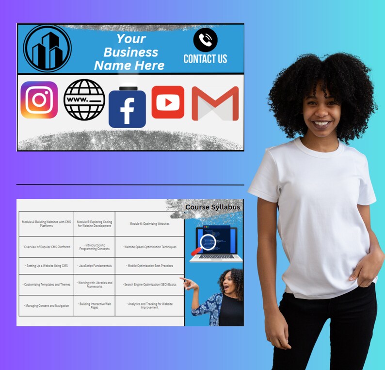 Website Development Course for Resale, Canva Pro Editable, Done for You ...