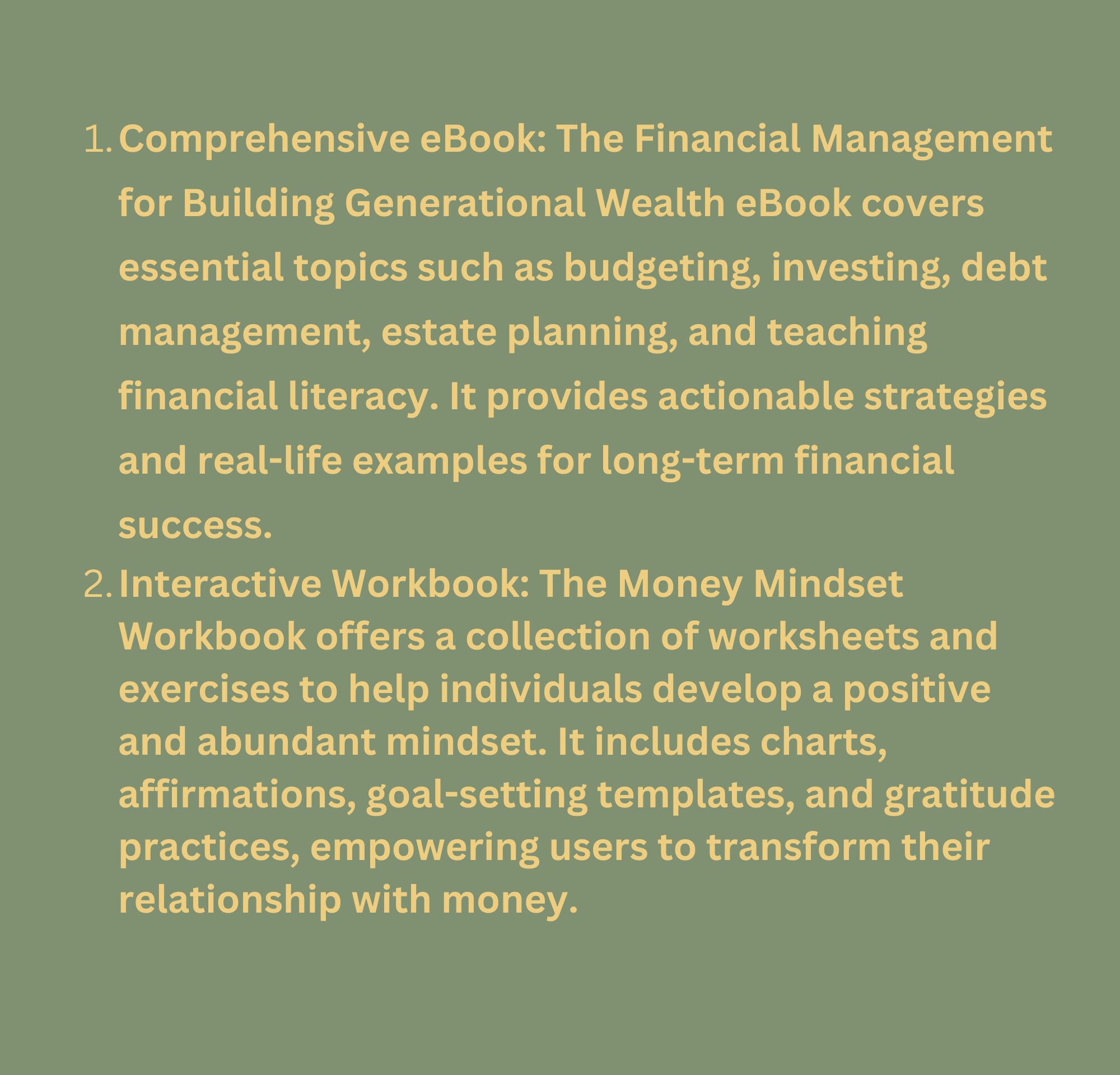 Financial Management for Building Generational Wealth Ebook and Money ...