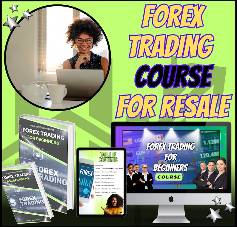 PLR Forex Trading Course With Ebook for Resale, Canva Pro Editable ...