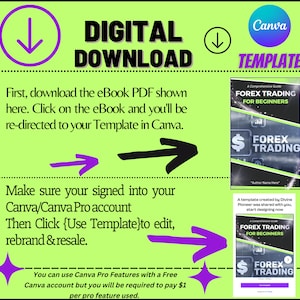 PLR Forex Trading Course With Ebook for Resale, Canva Pro Editable ...