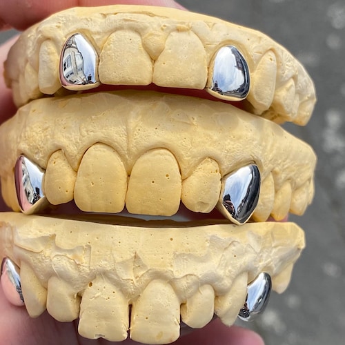 2x Sterling Silver 925 Grillz Any Teeth UK - Etsy