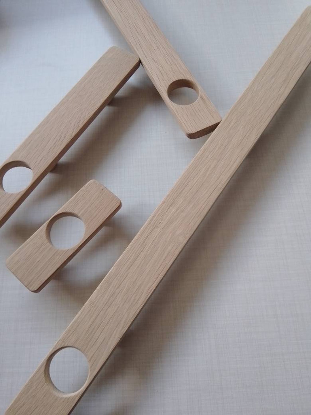 Wooden Handles Oak Type 04 - Etsy