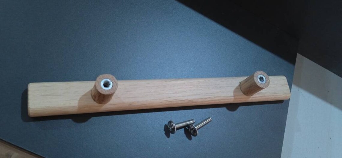 Wooden Handles Oak Type 01 - Etsy