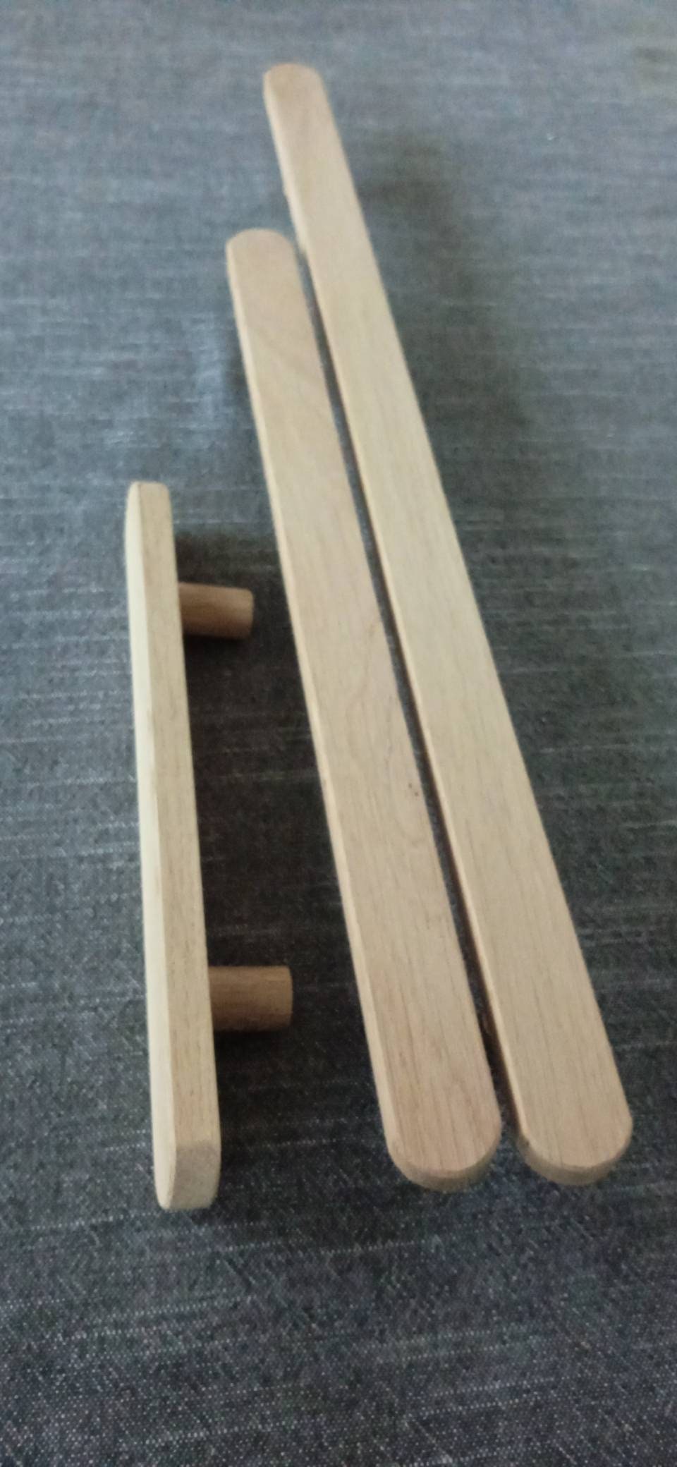 Wooden Handles Oak Type 01 - Etsy