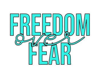 Freedom Over Fear Car Decal - Etsy