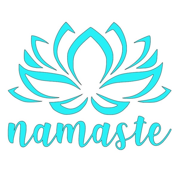 Namaste Wall Decal - Etsy