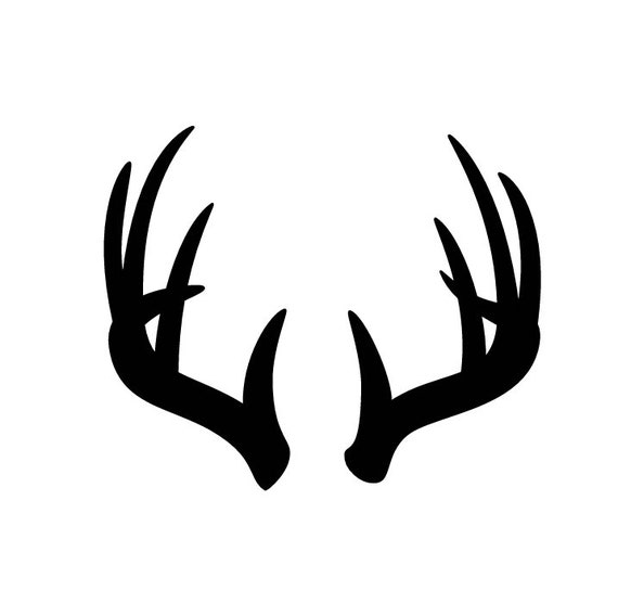 Deer Antler Decal