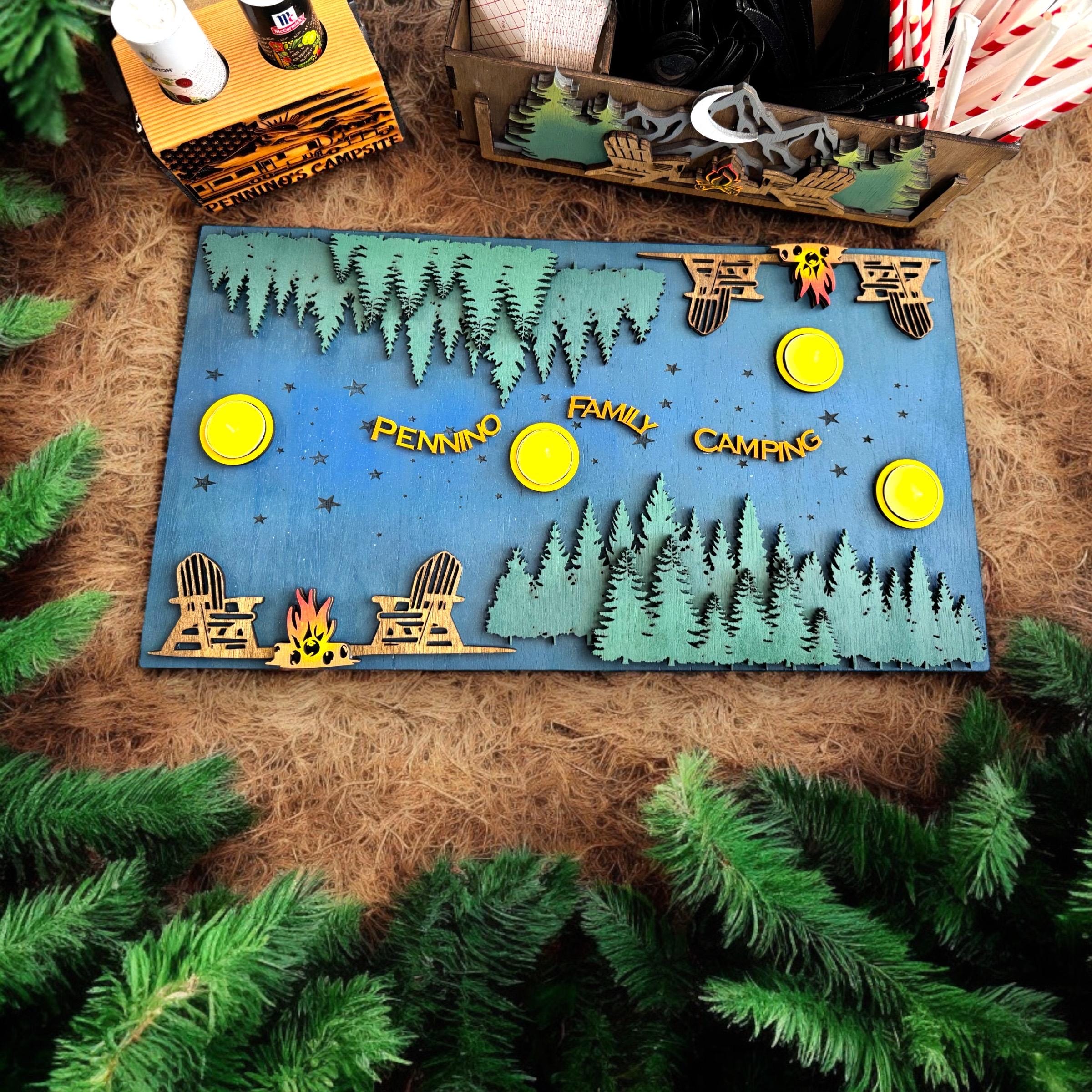 Family Camping Starter Kit Bundle Campsite Campground Decor - Etsy