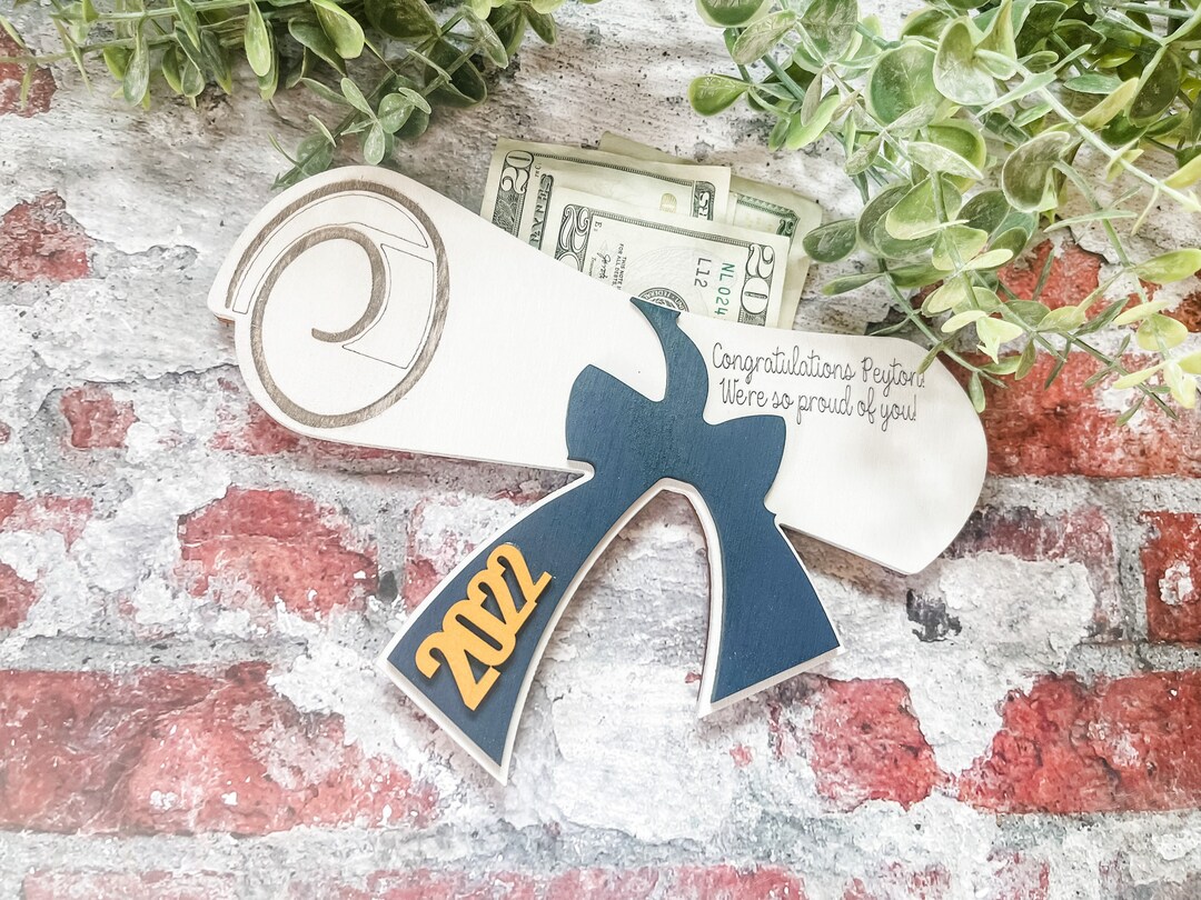 Graduation Diploma Gift Card Money Holder - Etsy