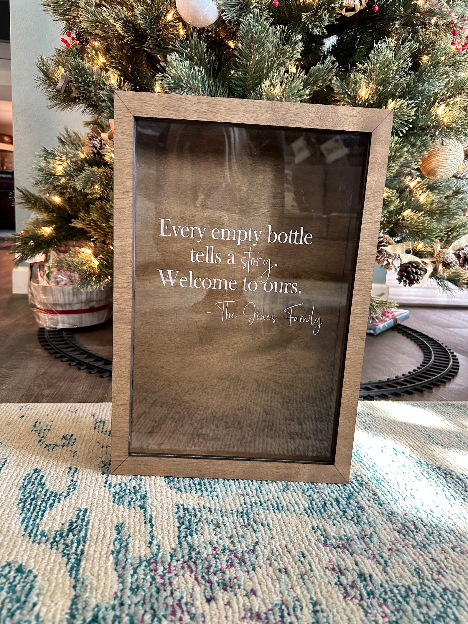 Personalized Wine Cork Frame Collection Box Wedding Gift - Etsy