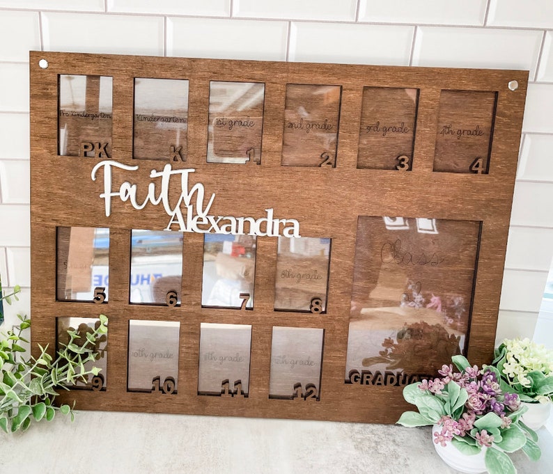 LARGE Canadian School Years Photo Picture Frame With JK SK - Etsy