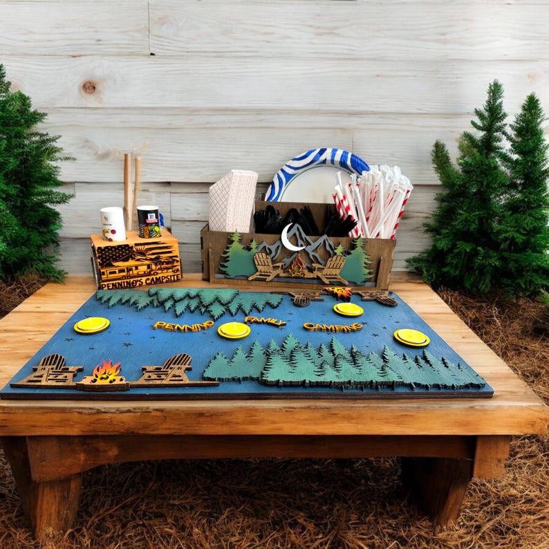 Family Camping Starter Kit Bundle Campsite Campground Decor - Etsy