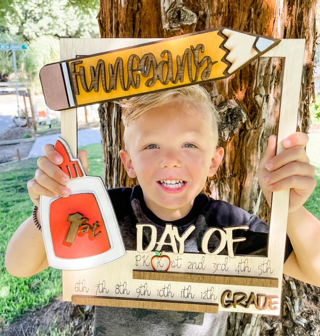 Back to School Photo Frame Prop - Etsy