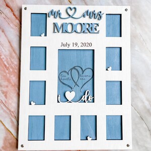 Wedding Marriage Photo Frame Personalized Wall Art - Etsy