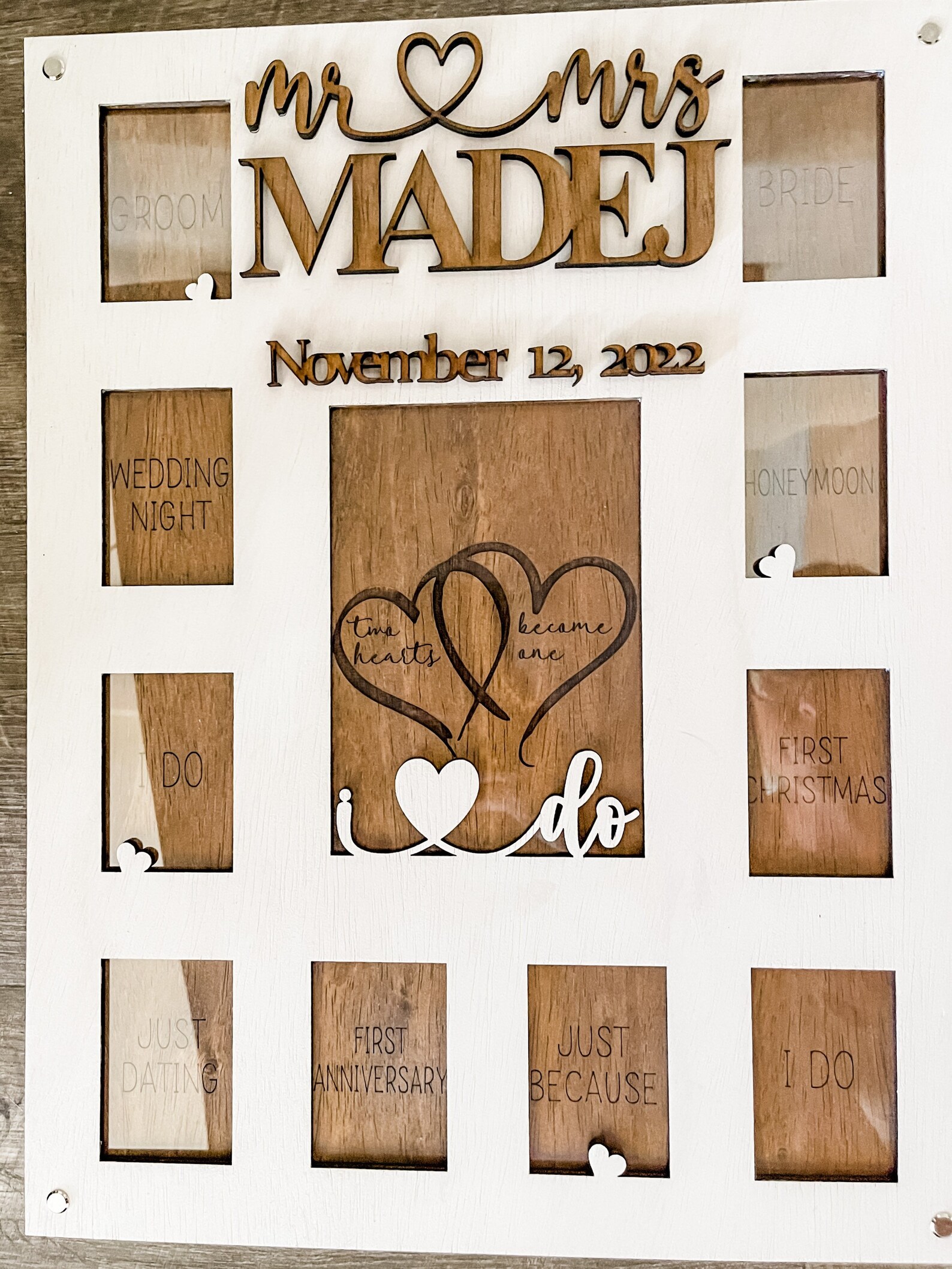 Wedding Marriage Photo Frame Personalized - Etsy