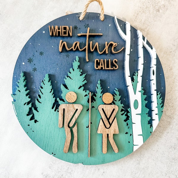 Rv Bathroom Signs - Etsy