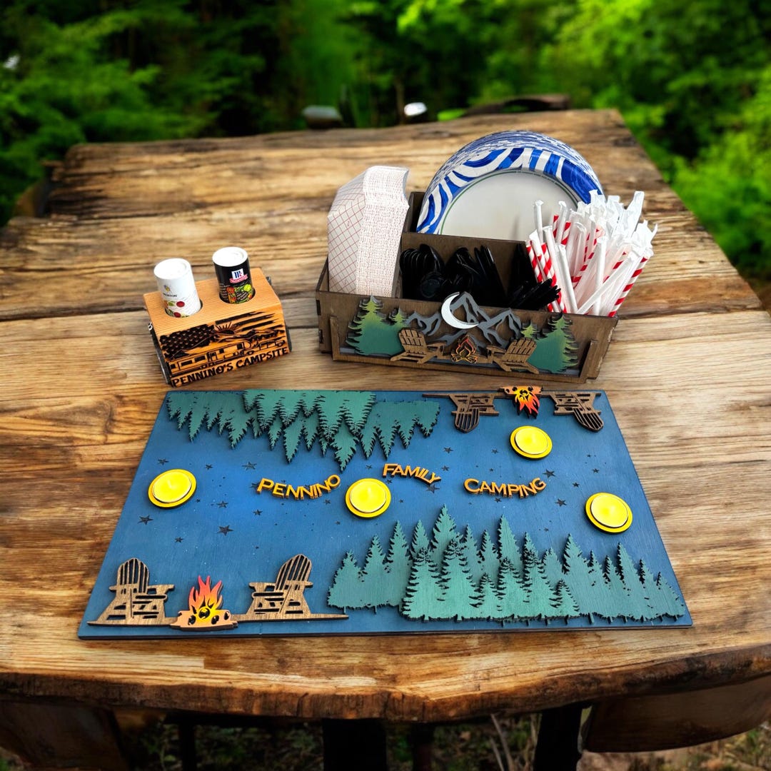 Family Camping Starter Kit Bundle Campsite Campground Decor - Etsy
