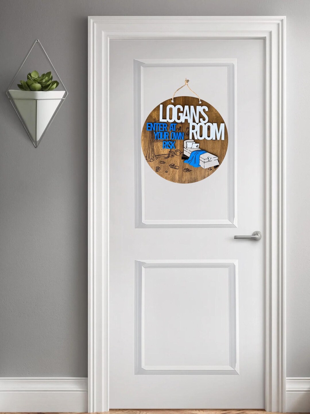 Messy Boy Room Door Sign - Etsy