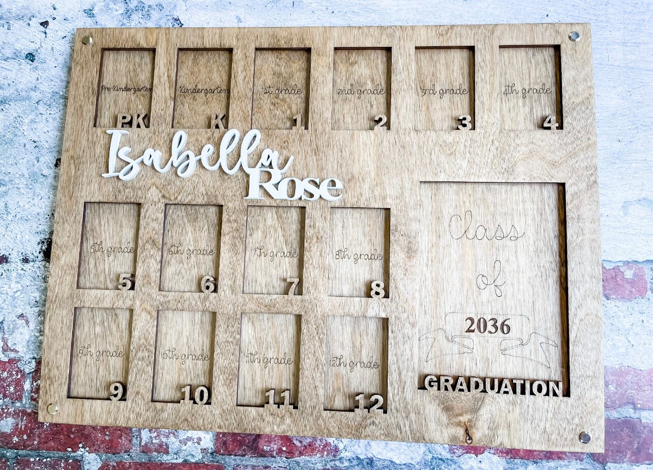 LARGE School Years Photo Picture Frame - Etsy
